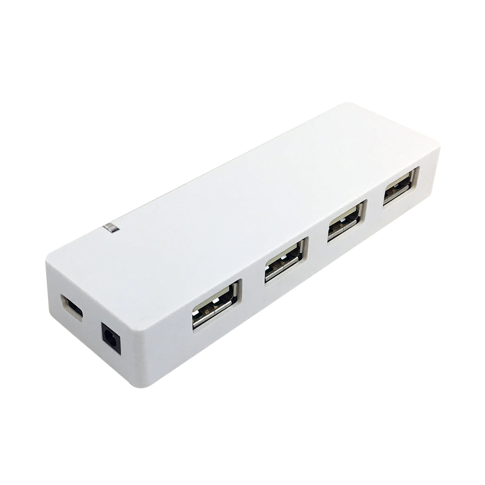 4 Port Usb 2 0 Hub White