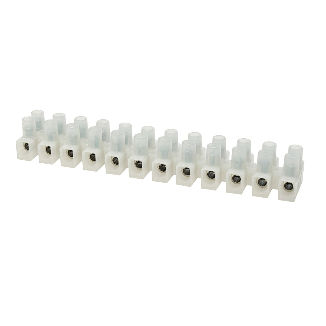 Insulated Terminal Block - 3.4mm - 12 circuit - 22AWG to 12AWG - 30A 6