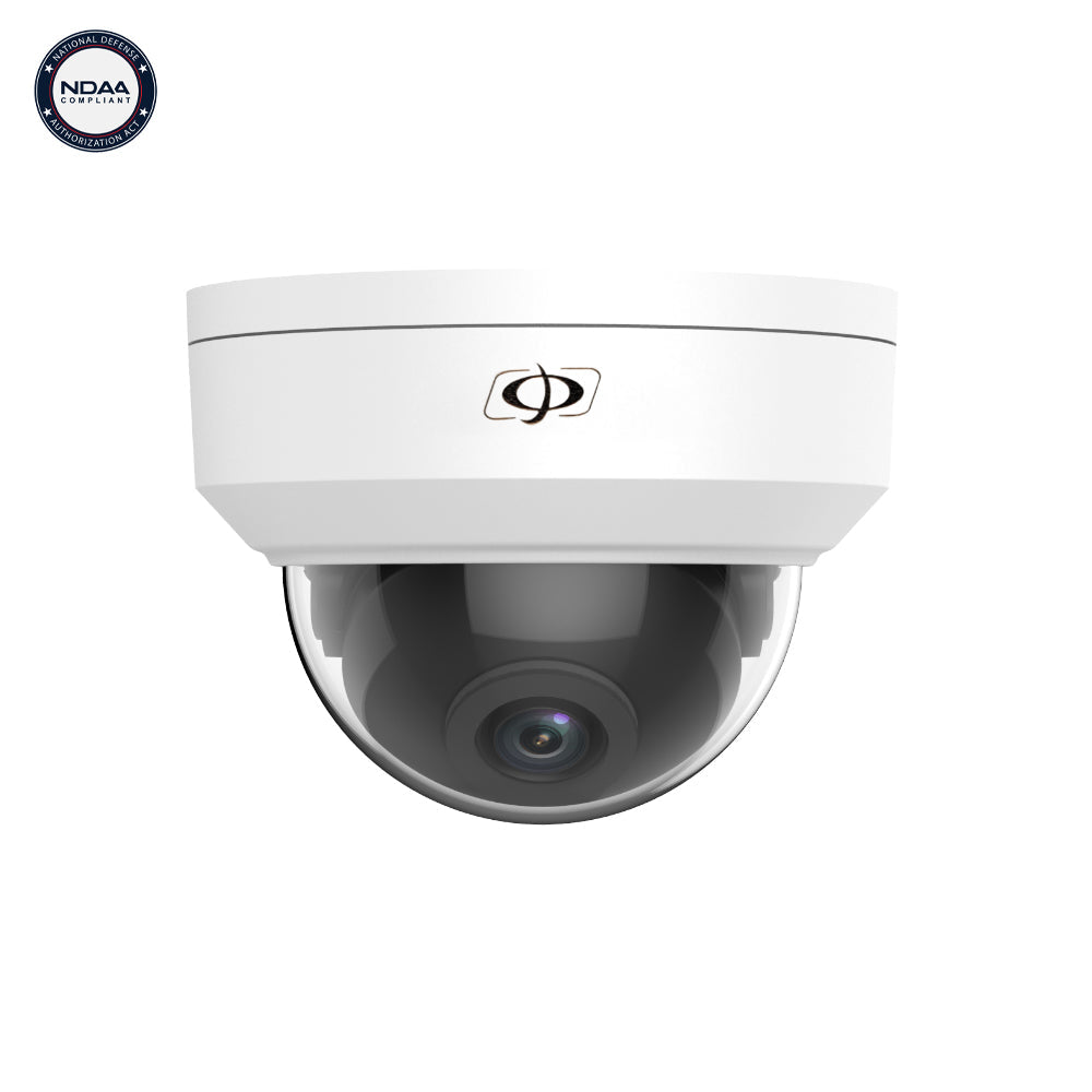 4MP Dome IP Camera - Fixed Lens - WDR - Low Light - IR - IK10 IP67 Rat