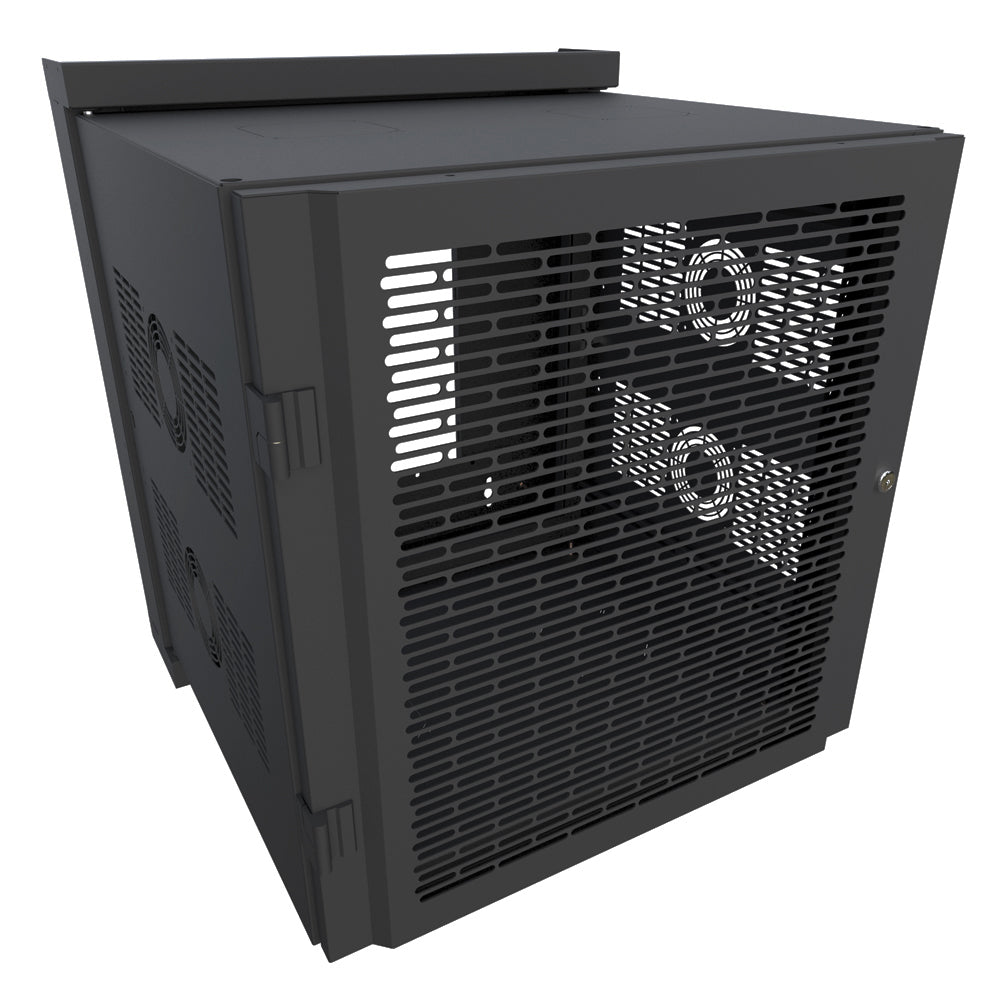 Hammond 12U Heavy Duty Wall Mount Swing-Out Cabinet 23.5 inch Usable D