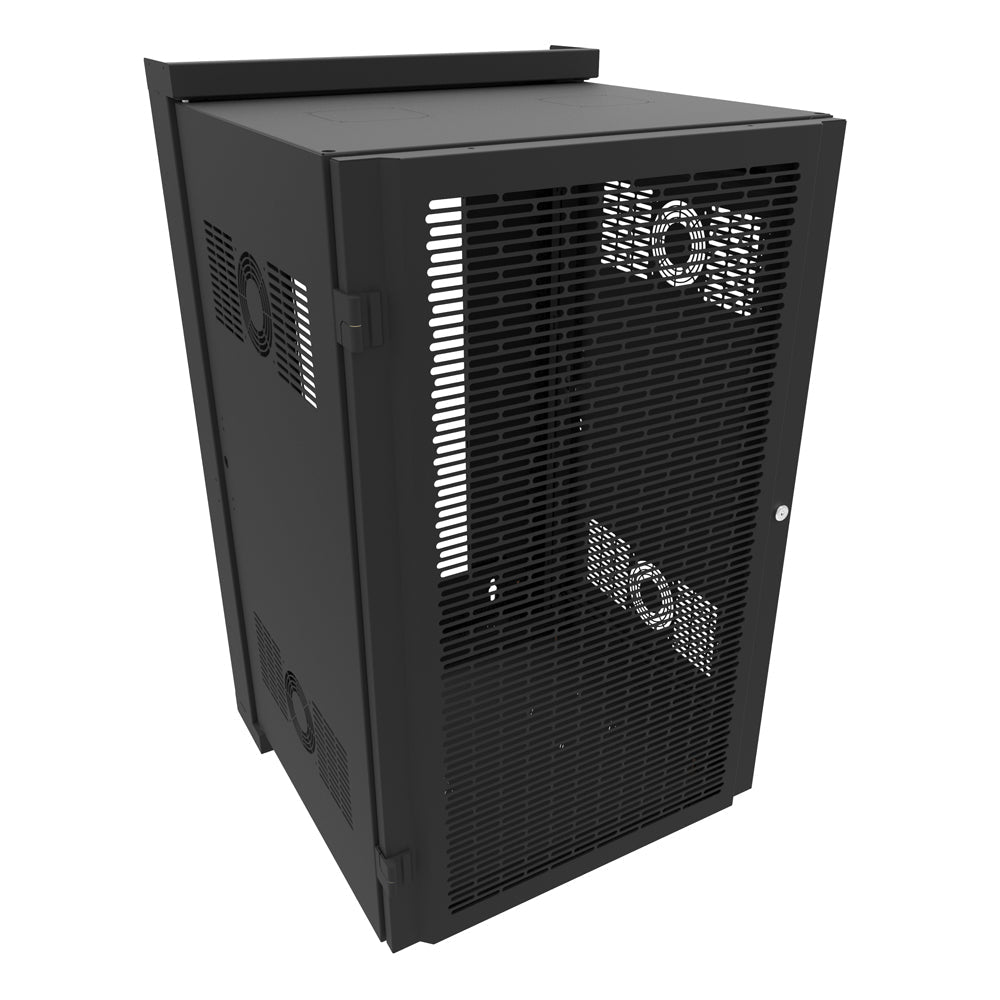 Hammond 20U Heavy Duty Wall Mount Swing-Out Cabinet 23.5 inch Usable D