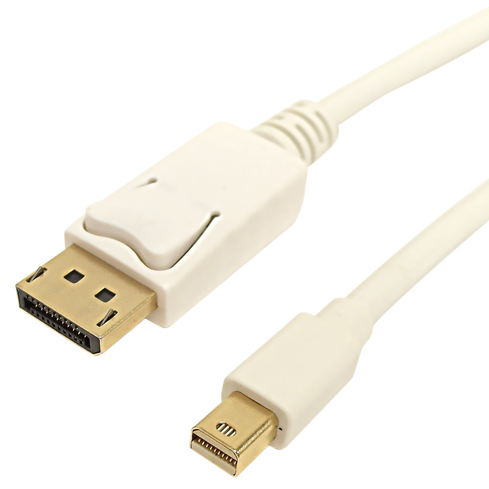 Mini DisplayPort Male to DisplayPort Male Cable with Audio 4Kx2K - FT4