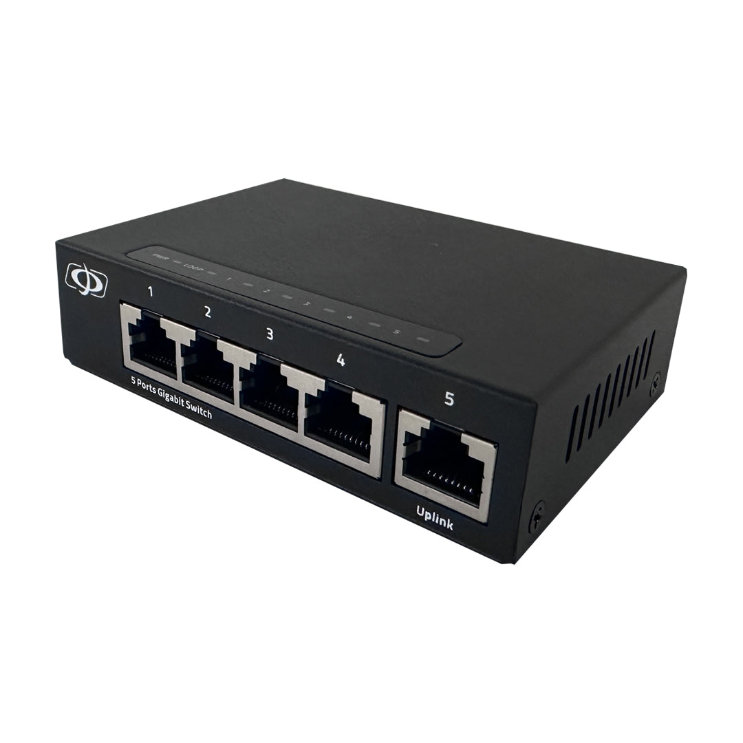 5-Port 10/100/1000Mbps Gigabit Ethernet Network Switch - Desktop - Unm