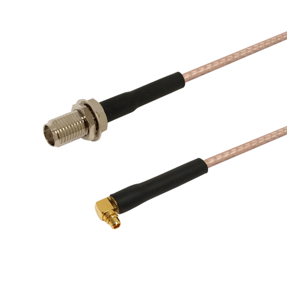 Premium Phantom Cables RG316 SMA Female Bulkhead to MMCX Male Right An