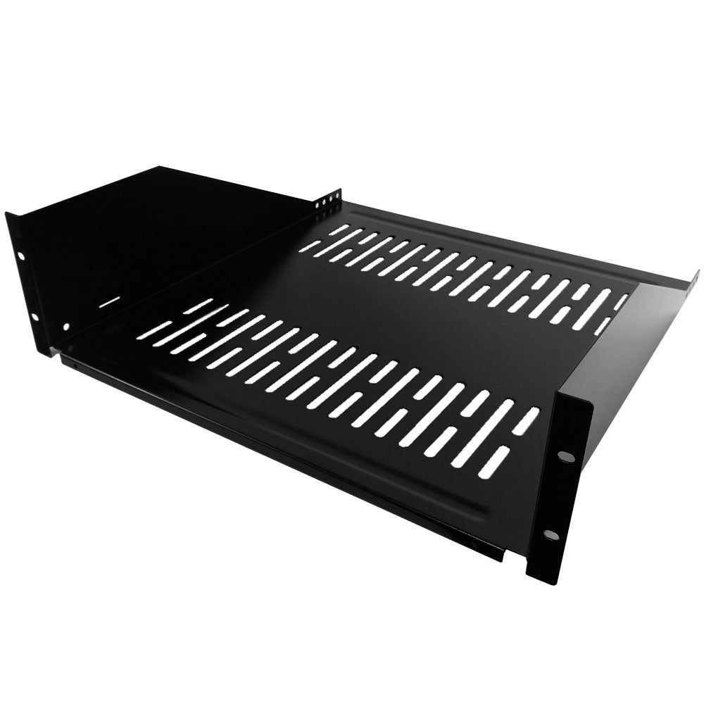 19 inch Front Mount Vented Shelf (18 inch Depth) - 3U