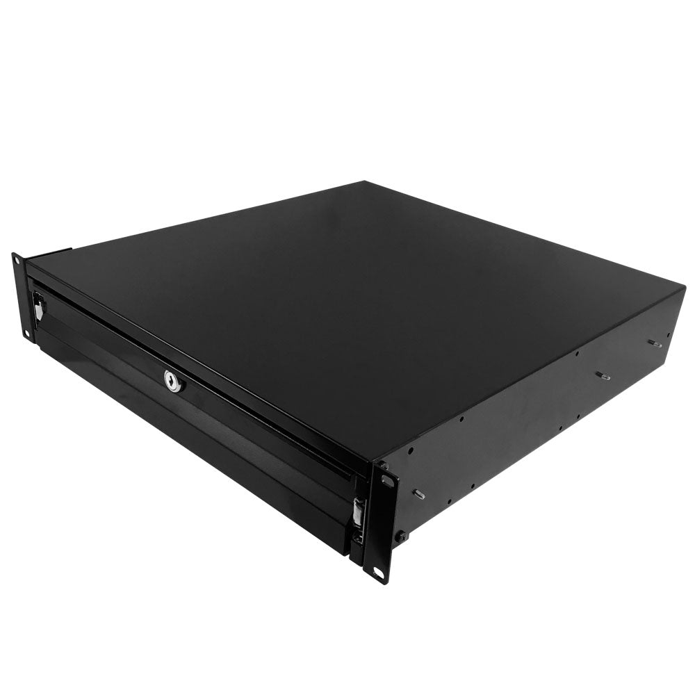 19 Inch Locking Drawer - 18 inch Depth - 2U