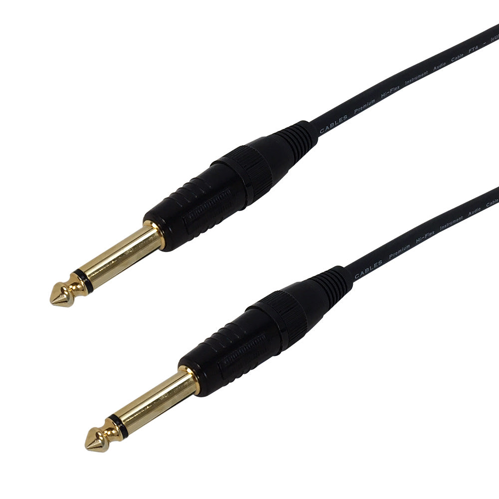 Premium Phantom Cables TS Mono Male to TS Mono Male Instrument/Guitar