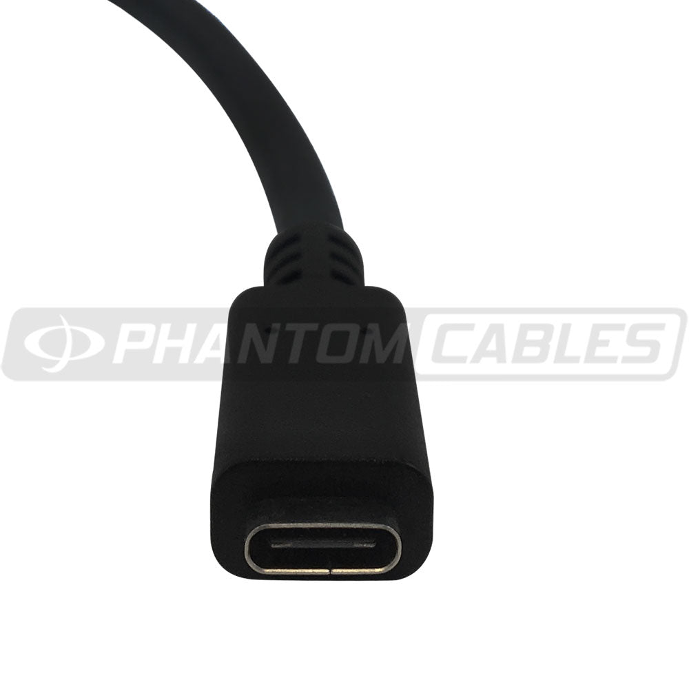 USB 3.1 Type-C Male to Type-C Female Cable 10G 3A